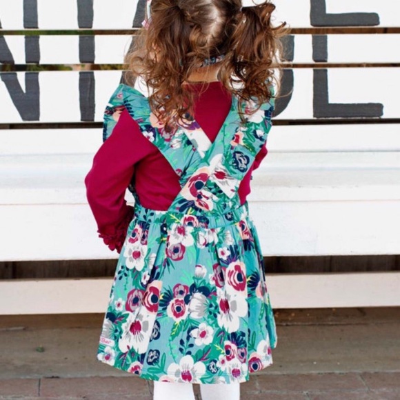 Ruffle Butts | Dresses | Ruffle Butts Secret Garden Cross Back Dress ...